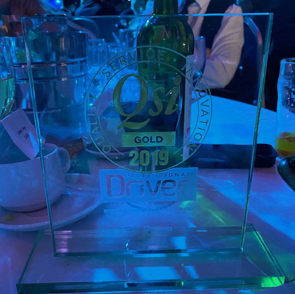 Gold for DG Group at 2019 Professional Driver QSi Awards - DG Cars